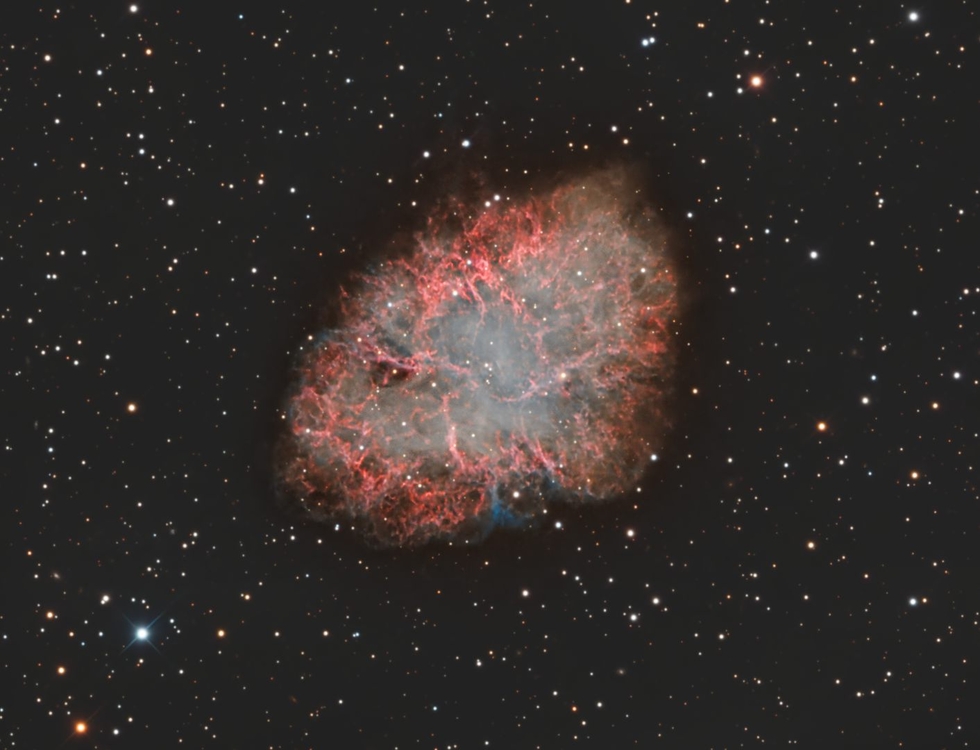 M1 Crab Nebula LRGB | Telescope Live